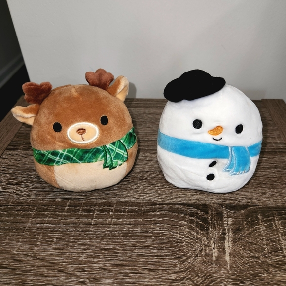Squishmallows | Toys | Squishmallows Manny The Snowman And Squishmallow ...